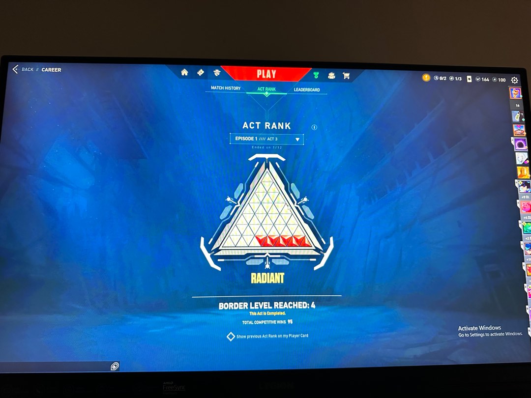 WTS PEAK RADIANT VALORANT ACCOUNT, Video Gaming, Video Games, Others on ...