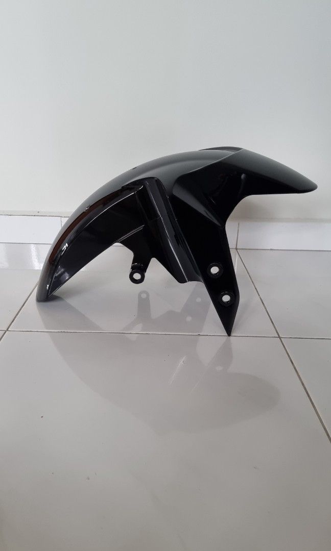 Yamaha R 15 R15 V3 front fender front mudguard mud guard black ...