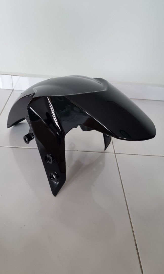 Yamaha R 15 R15 V3 front fender front mudguard mud guard black ...