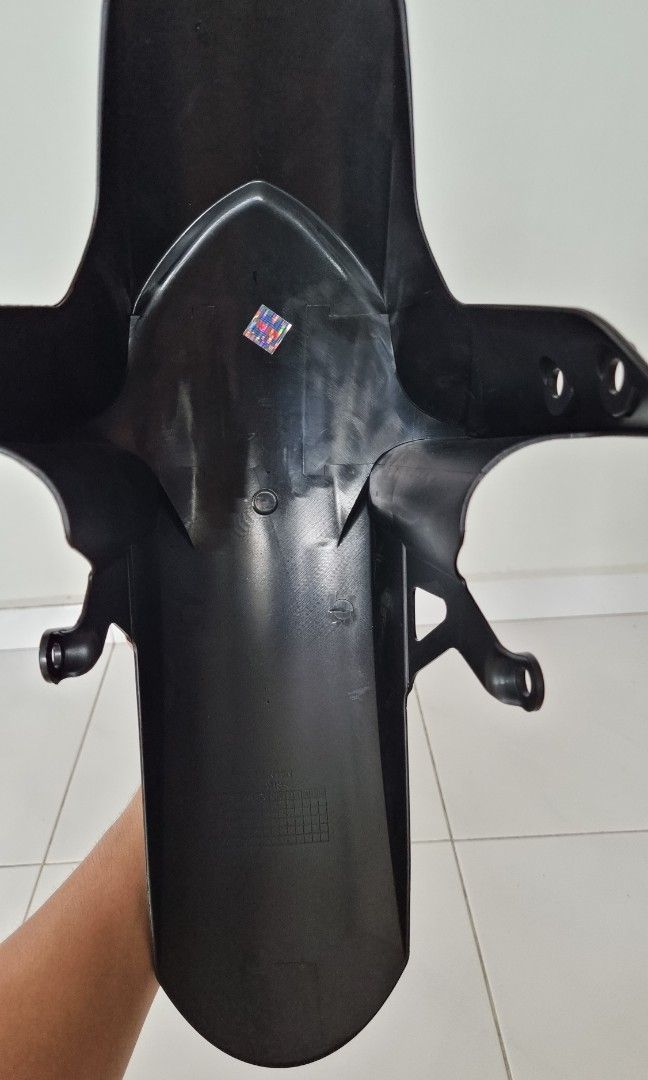 Yamaha R 15 R15 V3 front fender front mudguard mud guard black ...