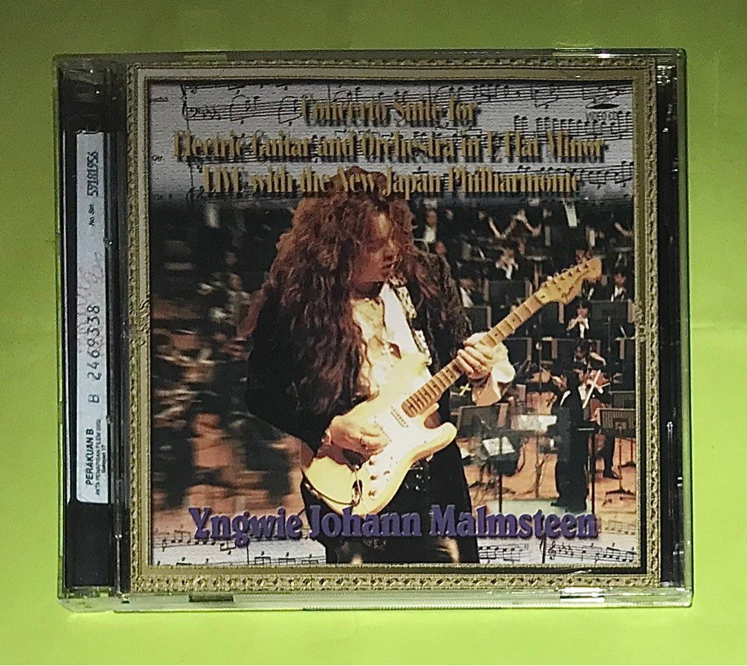 YNGWIE JOHANN MALMSTEEN - LIVE WITH NEW JAPAN PHILHARMONIC VCD VIDEO CD, Hobbies & Toys, Music ...