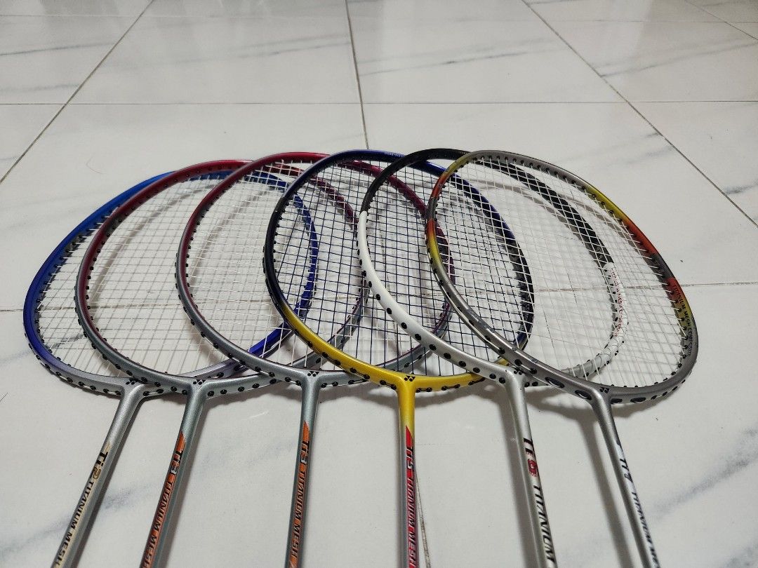 Yonex Titanium Mesh Ti2 Ti3 Ti5 Ti6 Ti7, Sports Equipment, Sports & Games, Racket & Ball Sports ...