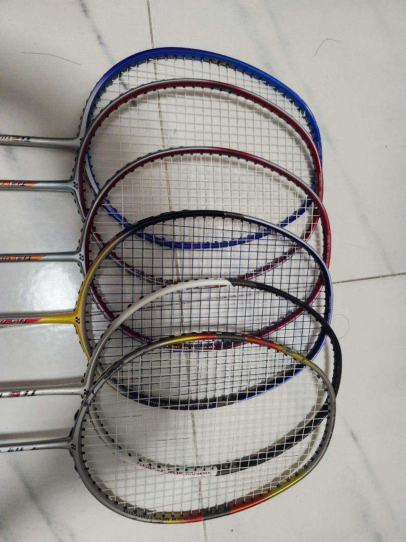 Yonex Titanium Mesh Ti2 Ti3 Ti5 Ti6 Ti7, Sports Equipment, Sports & Games, Racket & Ball Sports ...