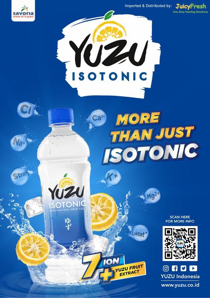Yuzu Isotonic Drinks 350ml FREE, Food & Drinks, Beverages on Carousell