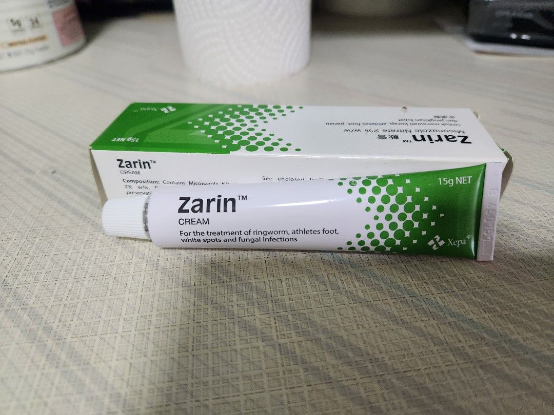 Zarin Cream 15g, Health & Nutrition, Medical Supplies & Tools on Carousell