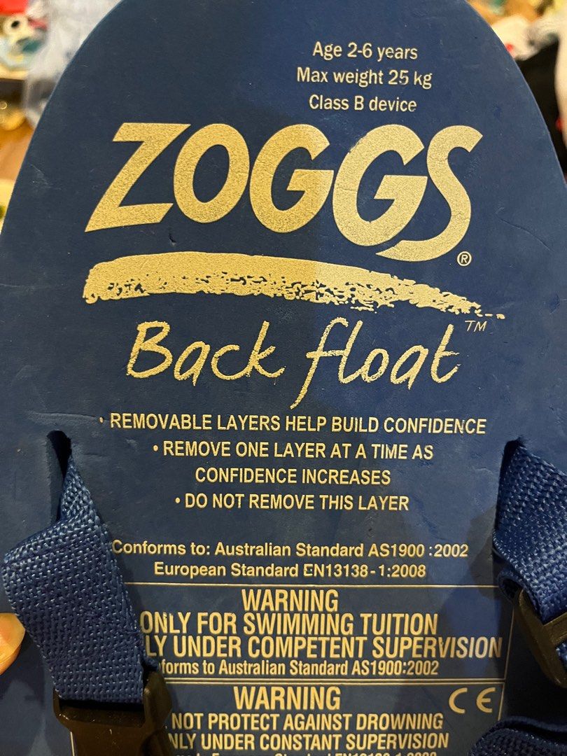 Zoggs back float, Babies & Kids, Infant Playtime on Carousell