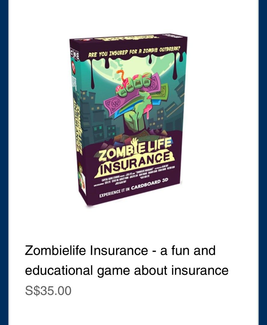 Zombie Life Board Game, Hobbies & Toys, Toys & Games on Carousell