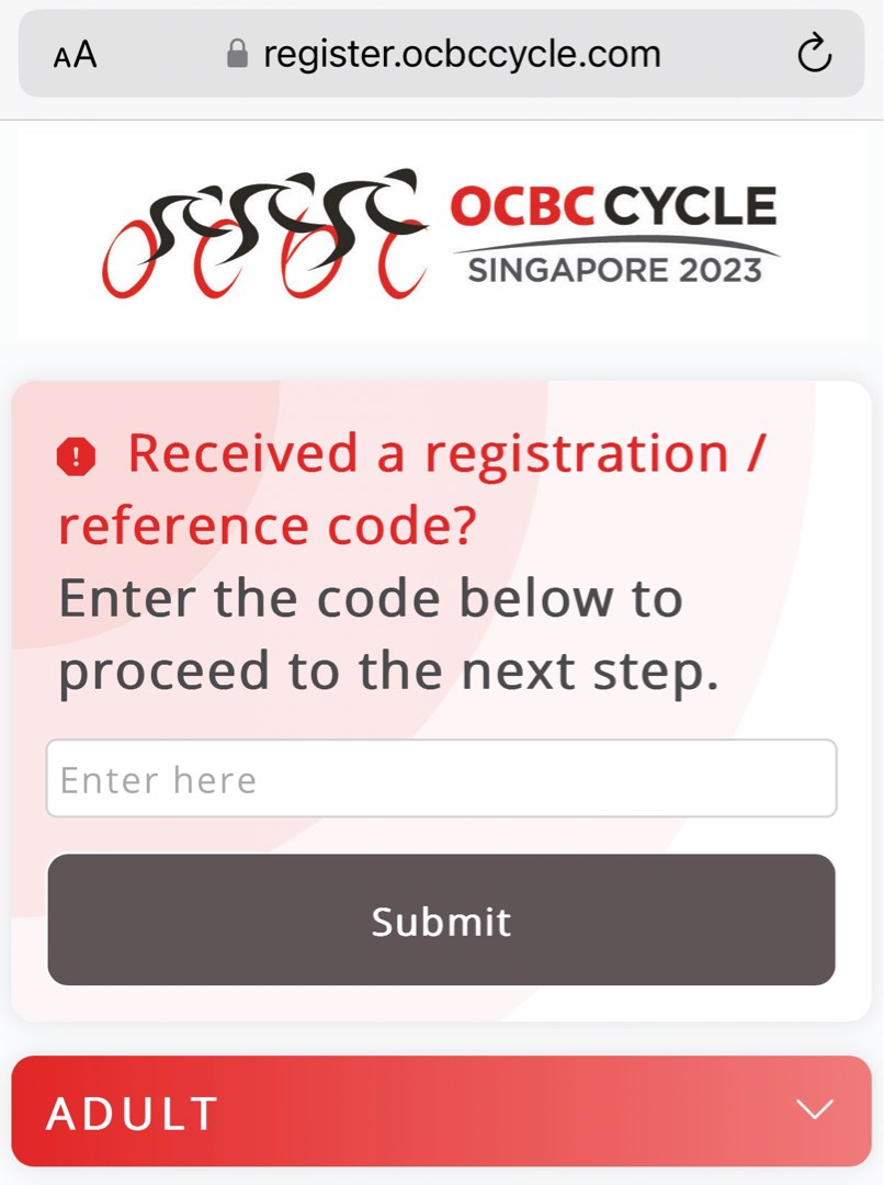 OCBC Cycle (40km) Early Bird ticket, Tickets & Vouchers, Vouchers on ...
