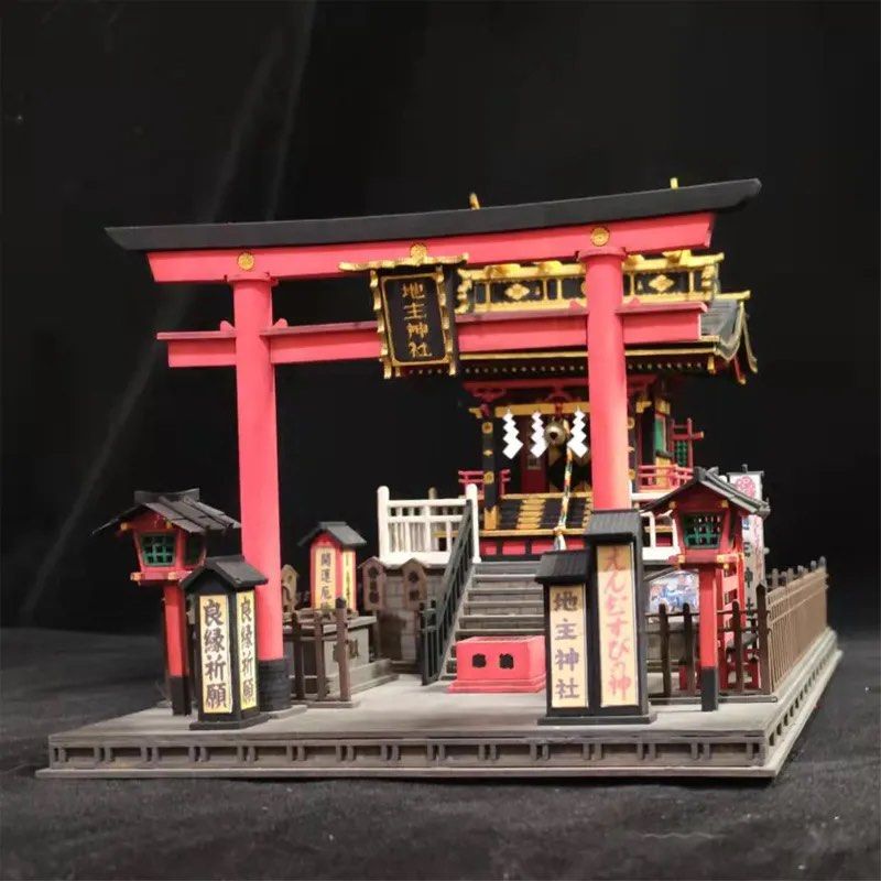 3D Wooden DIY Model Puzzles for Adults Ancient Architecture Miniature ...