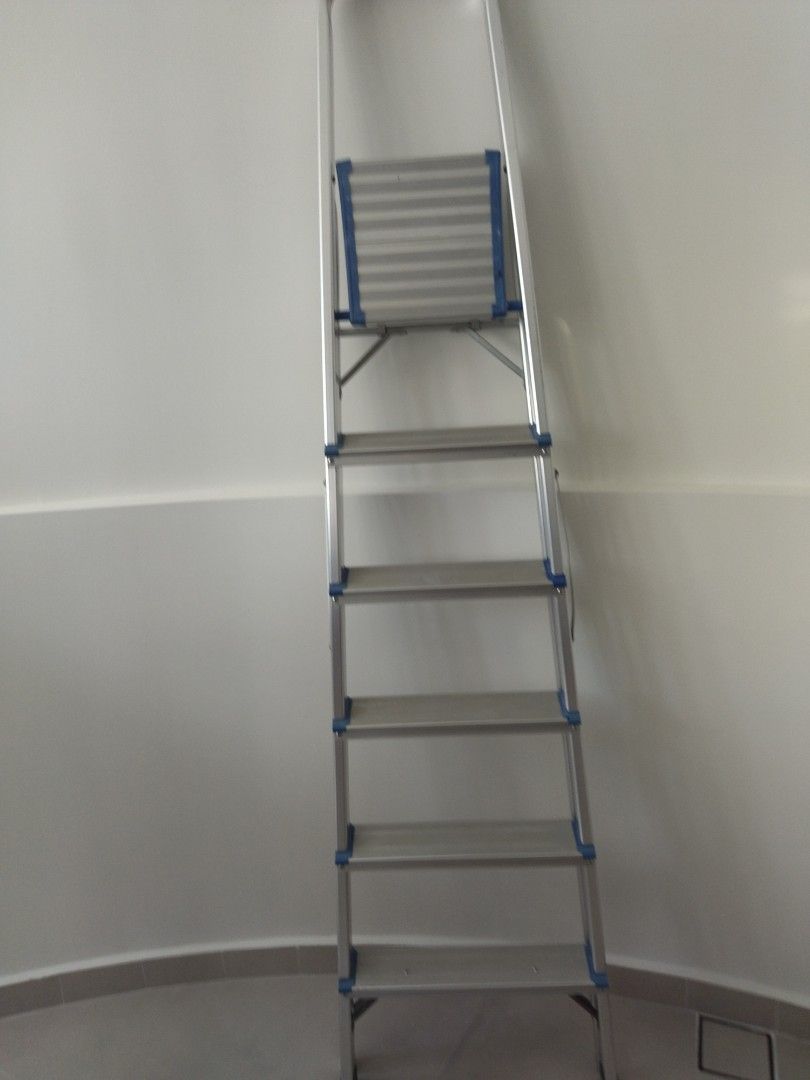 6 step aluminium ladder, Furniture & Home Living, Home Improvement ...