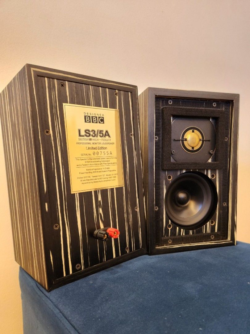 (Authorised Dealer) Master Audio Ls3/5a 11ohms ( Using original KEF B110 components) Sole ...