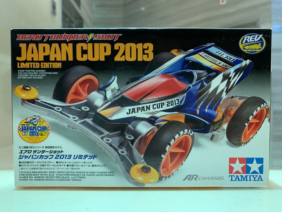 現貨 TAMIYA 田宮 雙星 Mini 4WD REV Series 四驅車 Japan Cup 2013 Limited Edition Aero Thunder Shot ...