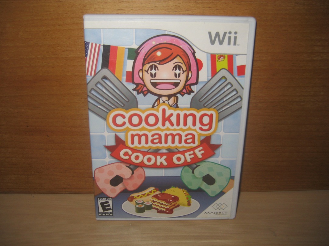 🌟🌟🌟 💯%原裝 🇺🇸美版【Wii Cooking Mama Cook Off 】任天堂 Nintendo Wii Game Disc 遊戲 ...