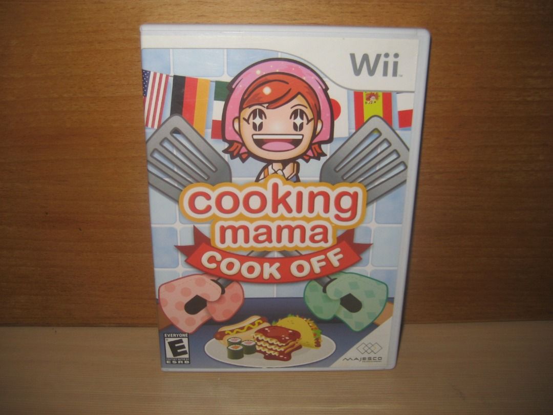 🌟🌟🌟 💯%原裝 🇺🇸美版【Wii Cooking Mama Cook Off 】任天堂 Nintendo Wii Game Disc 遊戲 ...