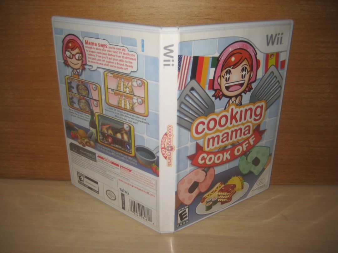 🌟🌟🌟 💯%原裝 🇺🇸美版【Wii Cooking Mama Cook Off 】任天堂 Nintendo Wii Game Disc 遊戲 ...