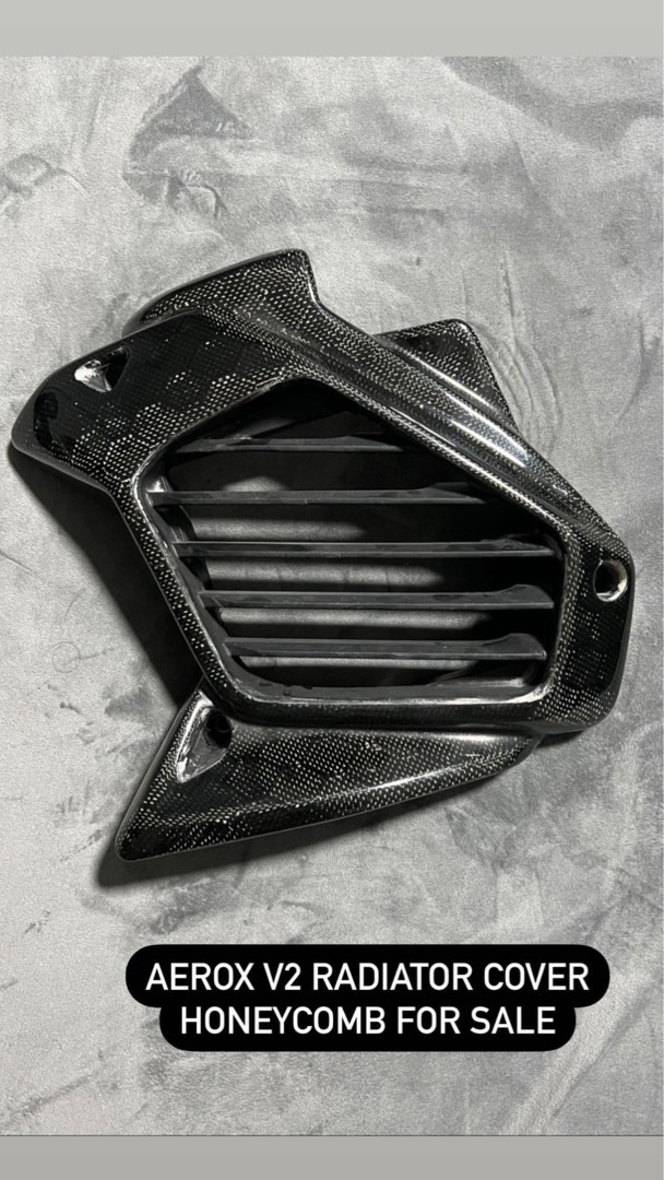 Aerox V2 Radiator Cover Honeycomb, Motorcycles, Motorcycle Accessories ...