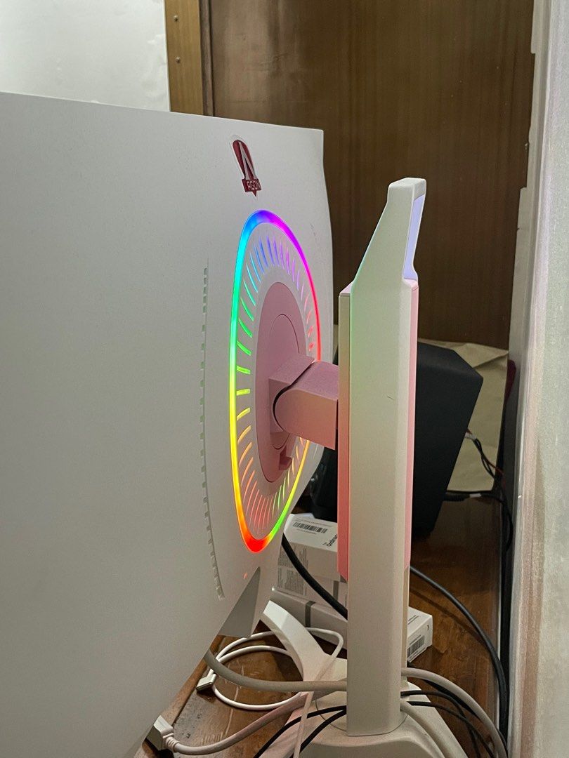 Agon Pink Monitor + Logitech Pro Gaming Keyboard, Computers & Tech ...