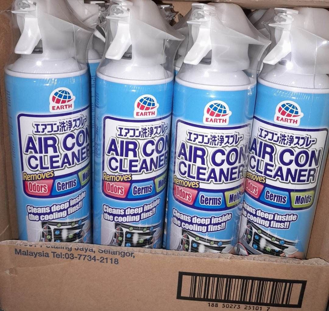 AIRCON CLEANER SPRAY, Furniture & Home Living, Cleaning & Homecare ...