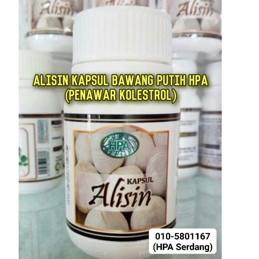 Alisin HPA Kapsul Bawang Putih, Health & Nutrition, Health Supplements ...