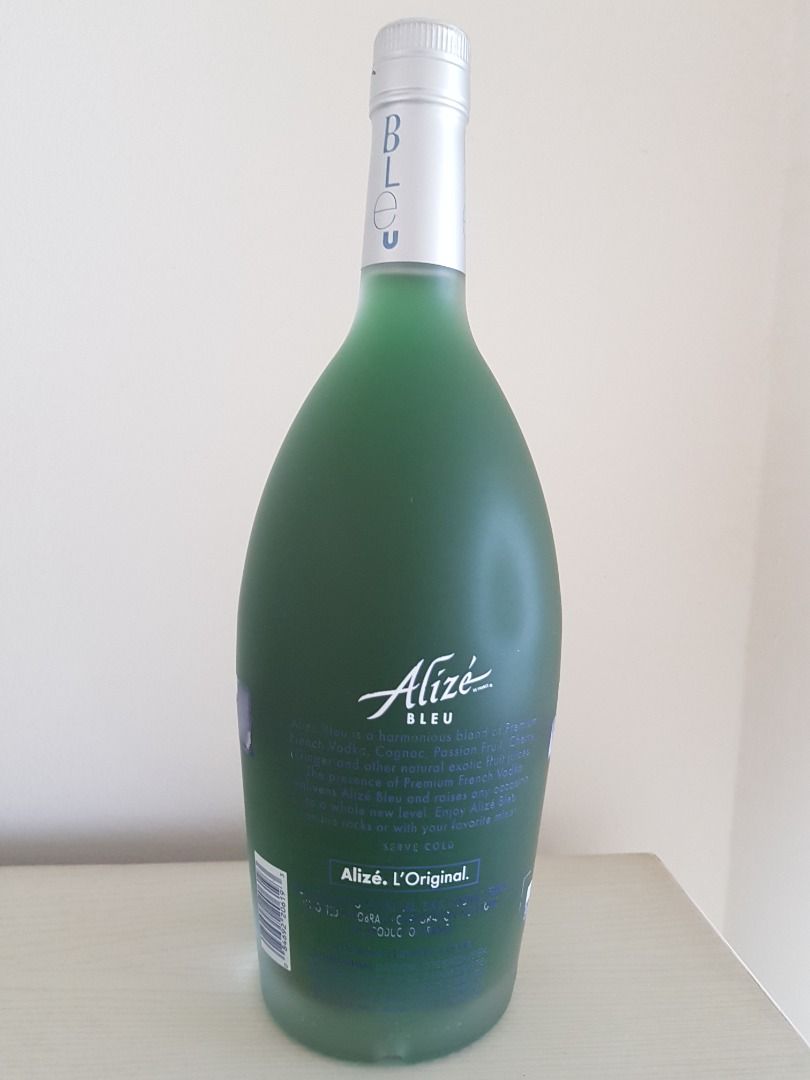 Alize De France BLEU - Premium Vodka & Cognac, Food & Drinks, Alcoholic ...