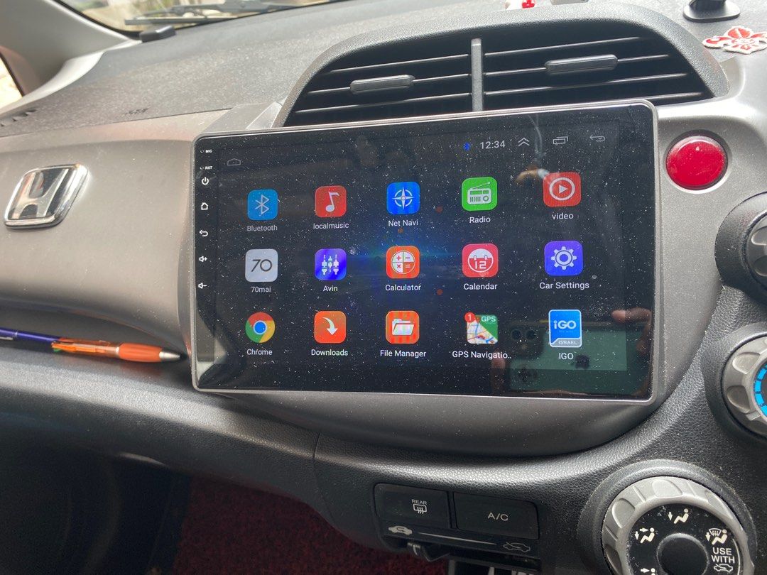 Android Head Unit with GPS and Rear Camera with 2 extra port for Thumd ...