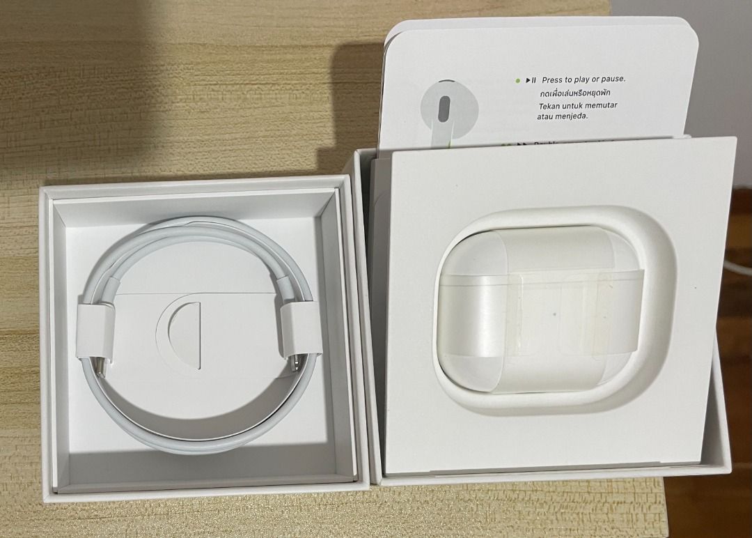 Apple Airpods 3rd Gen with AppleCare & Brown Leather case - all new ...