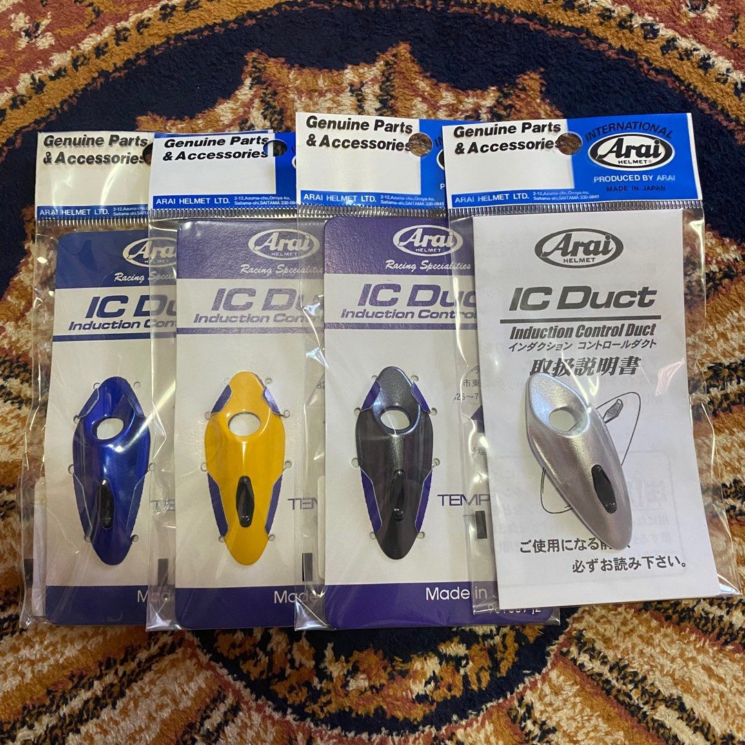 Arai ram 2 ic duct, Motorcycles, Motorcycle Apparel on Carousell
