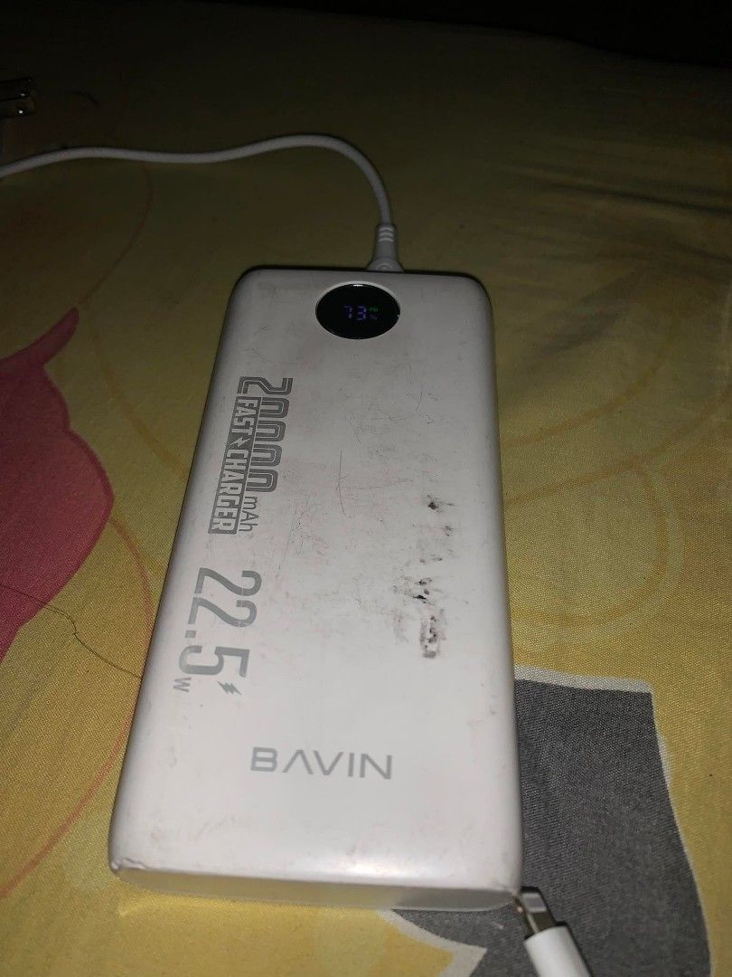 Bavin Powerbank 20000mah Fast Charger 22.5, Mobile Phones & Gadgets, Mobile & Gadget Accessories ...