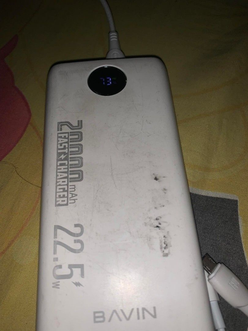 Bavin Powerbank 20000mah Fast Charger 22.5, Mobile Phones & Gadgets, Mobile & Gadget Accessories ...