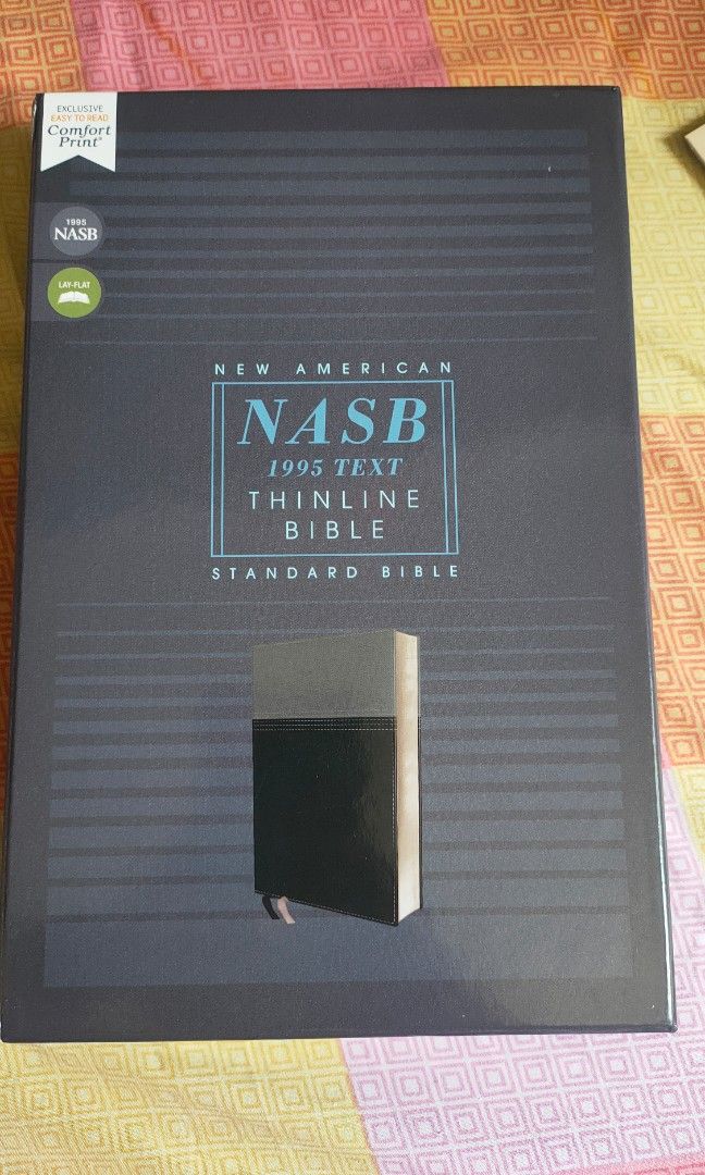 Bible NASB 1995 text with Bible Tab Stickers on Carousell