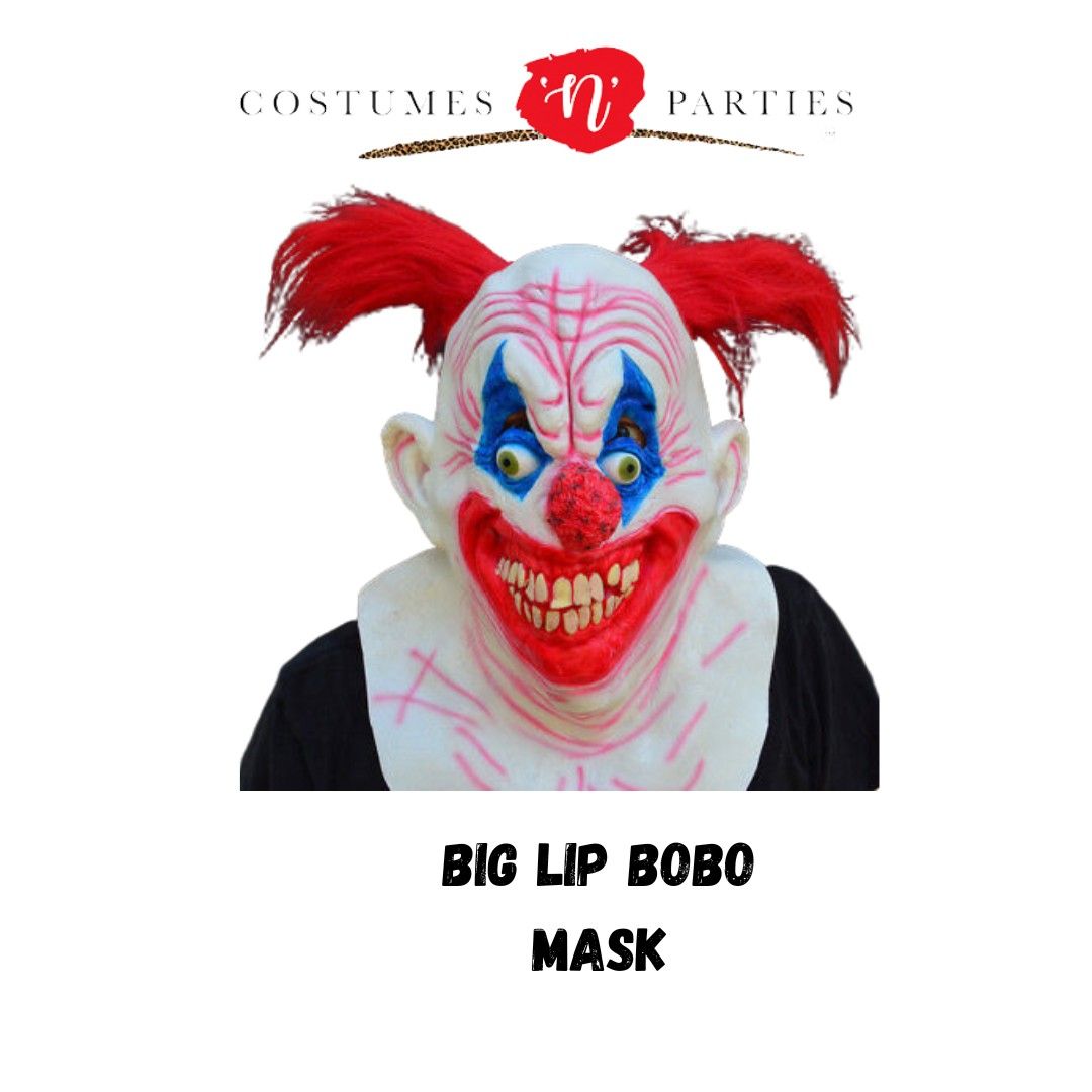 Big Lip Bobo Mask, Hobbies & Toys, Toys & Games on Carousell