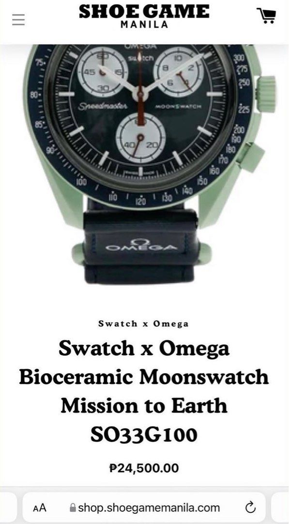 Bioceramic MoonSwatch Collection 'Swatch x Omega', Luxury, Watches on ...
