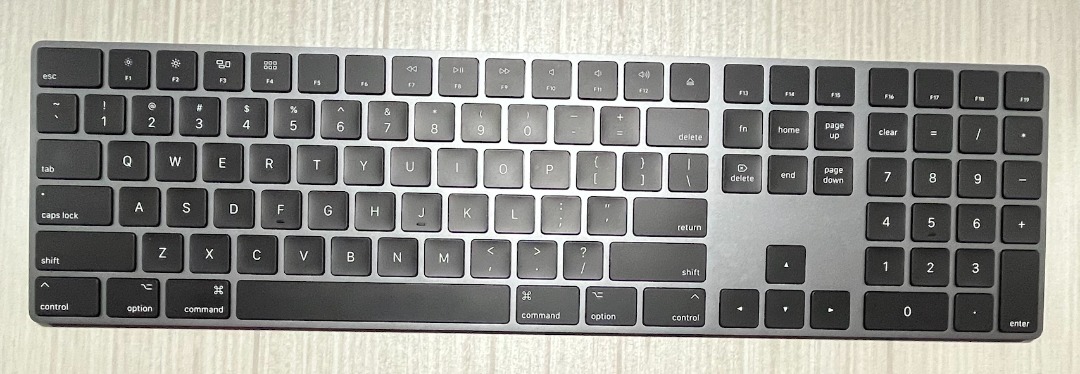 Black Apple Magic Keyboard with Numeric Keypad - US English, Computers ...