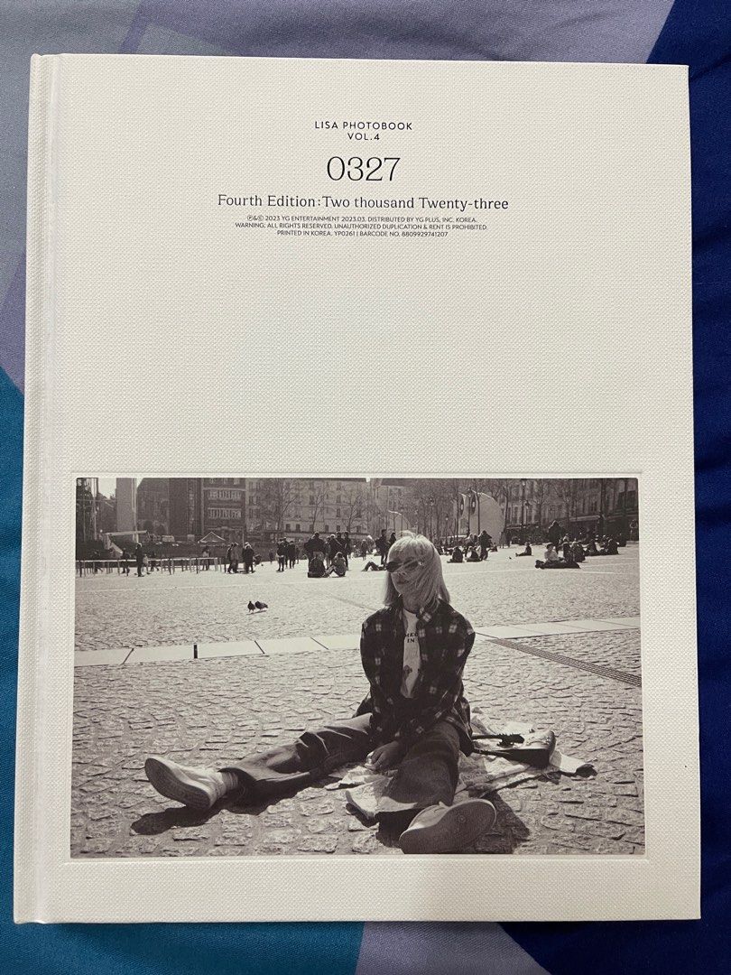 BLACKPINK LISA - 0327 Photobook Vol.4, Hobbies & Toys, Collectibles ...