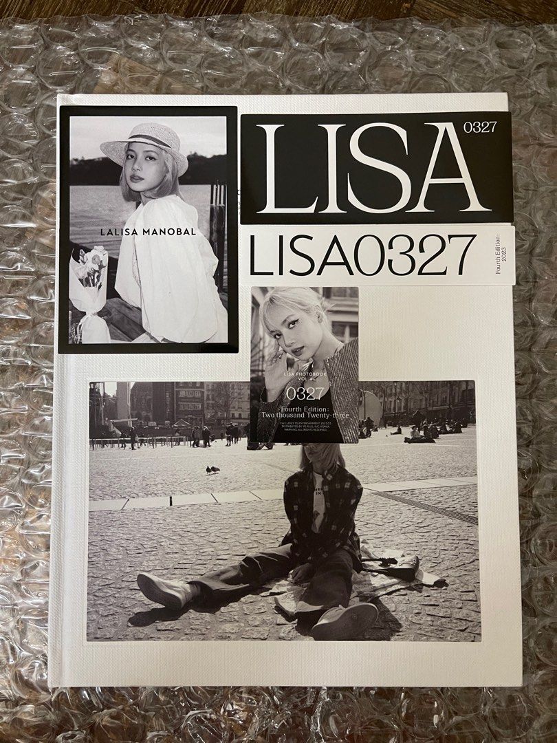 BLACKPINK LISA - 0327 Photobook Vol.4, Hobbies & Toys, Collectibles ...