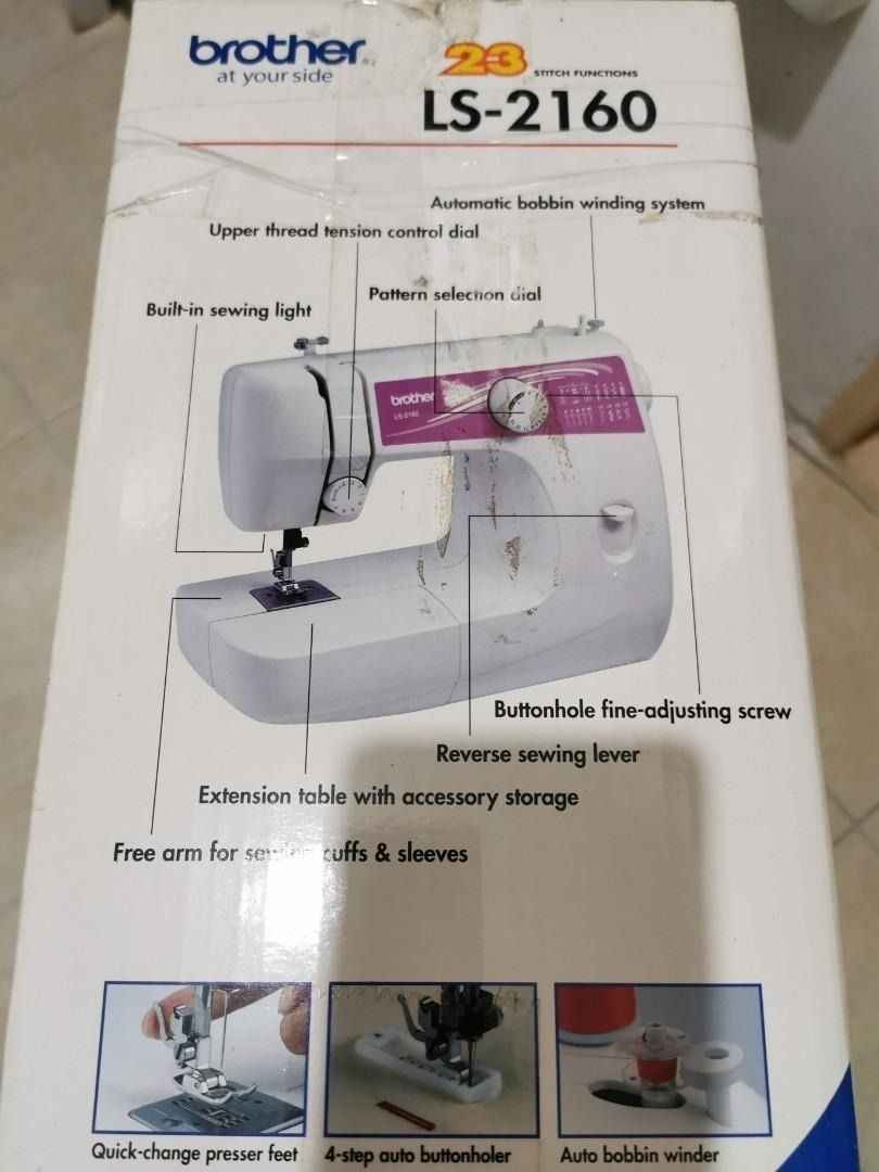 BROTHER Sewing Machine LS-2160, TV & Home Appliances, Other Home ...