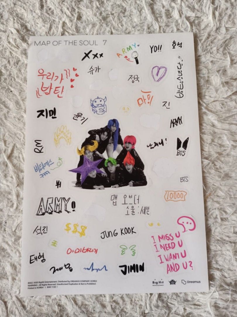 BTS Maps Of The Soul: 7 (Version 2), Hobbies & Toys, Collectibles ...