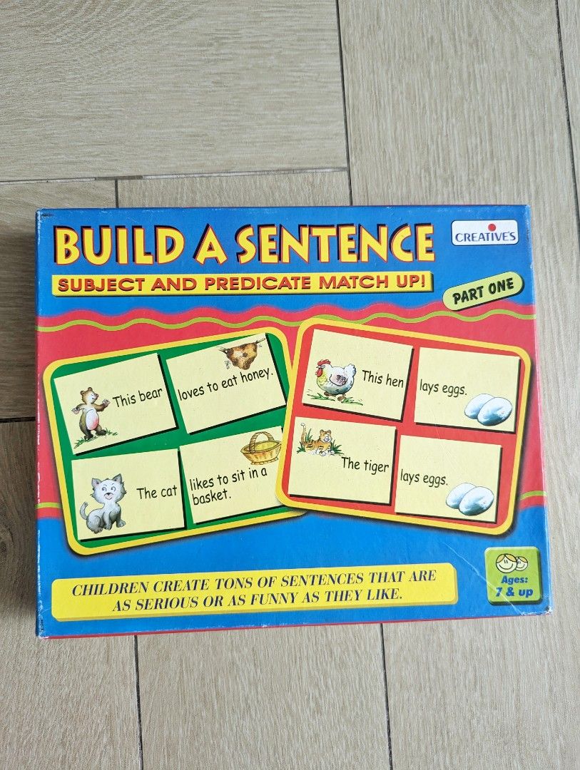 Build A Sentence Puzzle : Subject and Predicate Match Up!, Hobbies ...