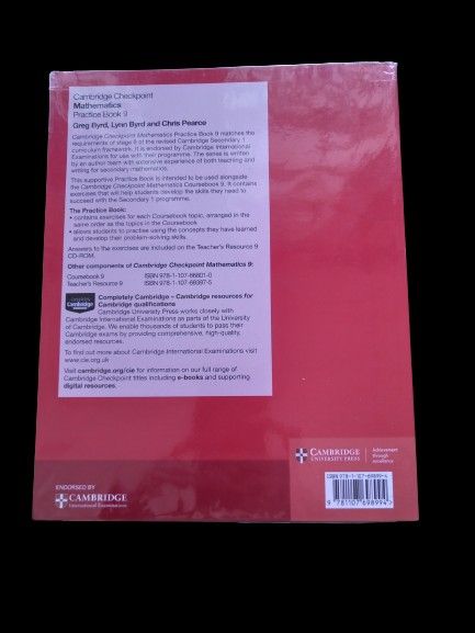 Buku IPA SMP Cambridge Checkpoint Mathematics Practice Book Year 9 ...