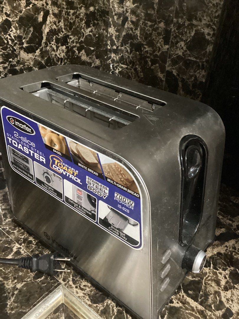 Camel Air fryer and Imarflex 2-Slice Pop-Up Toaster Stainless on Carousell