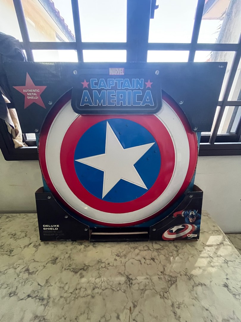 Captain America shield full size shield , Hobbies & Toys, Toys & Games ...