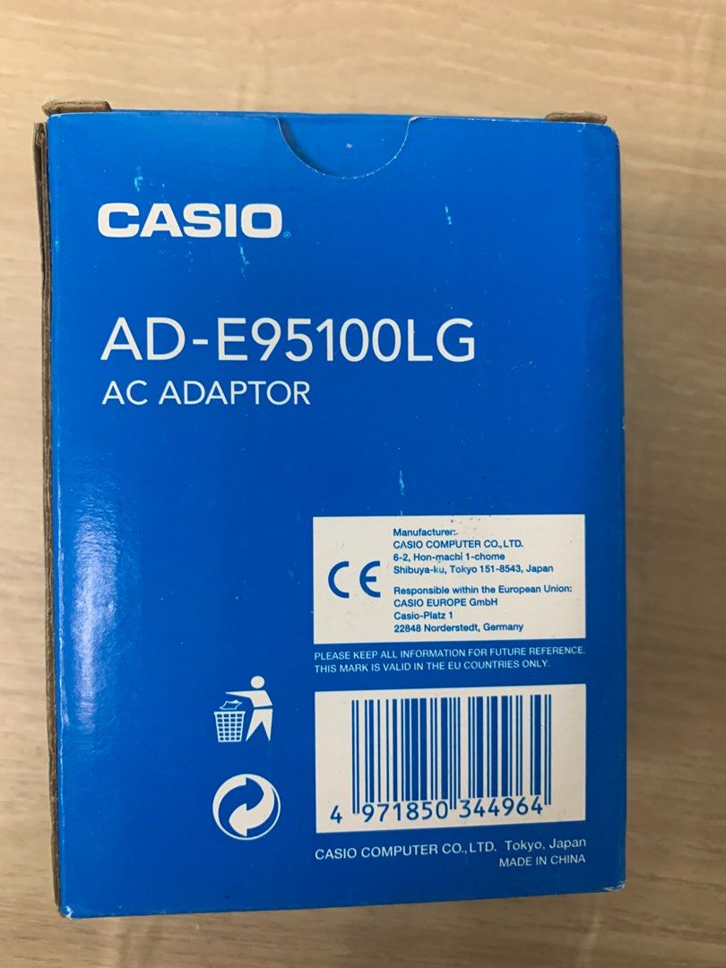 Casio AC adapter, Hobbies & Toys, Music & Media, Music Accessories on ...