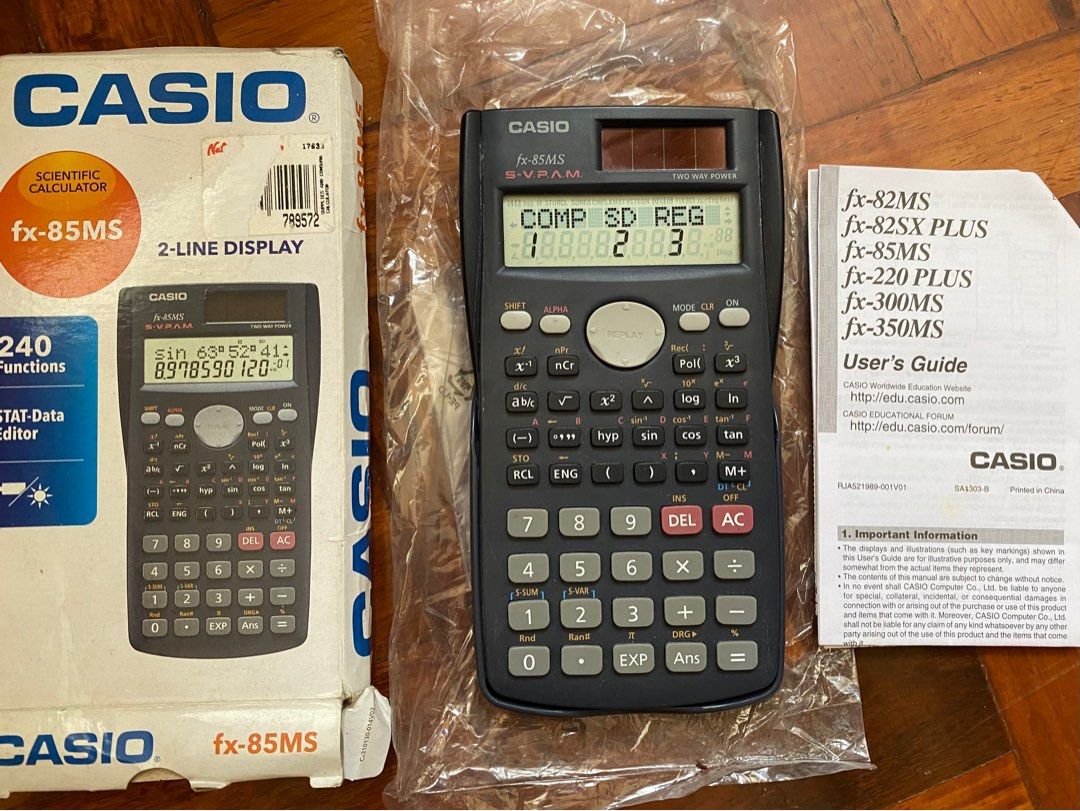 Casio fx - 85MS Scientific Calculator, Mobile Phones & Gadgets, Other ...