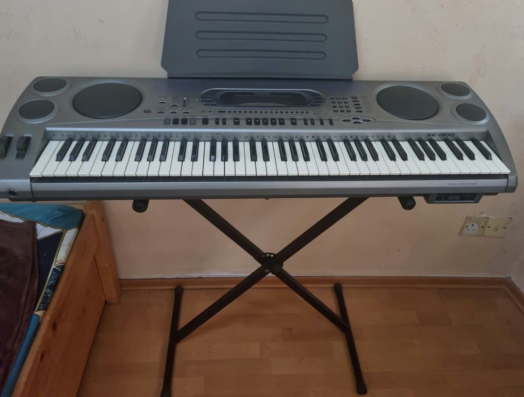 Casio keyboard WK1800 76keys with touch response, layer split ...