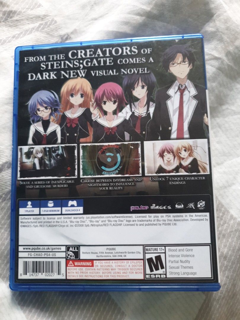 Chaos;child (visual novel) ps4, Video Gaming, Video Games, PlayStation ...