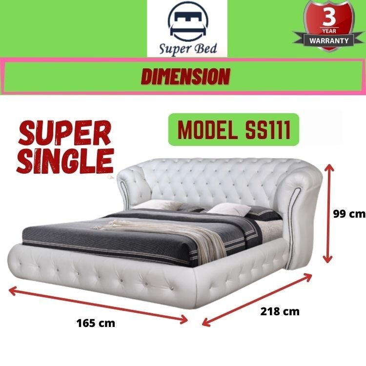 Check out Super Bed SS111 High Quality Solid Wood bed frame set ...