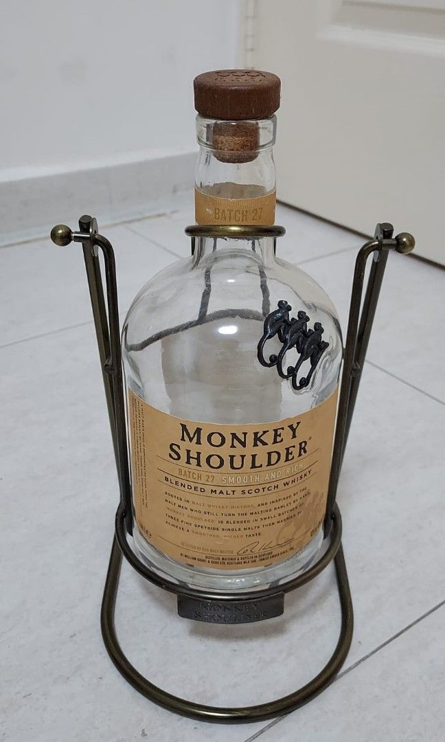 Chivas Regal & Monkey Shoulder empty bottle, Food & Drinks, Alcoholic ...
