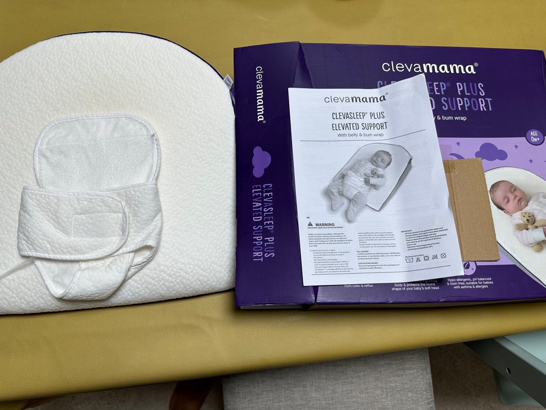 Clevamama ClevaSleep Plus Elevated Support Positioner, Babies & Kids ...