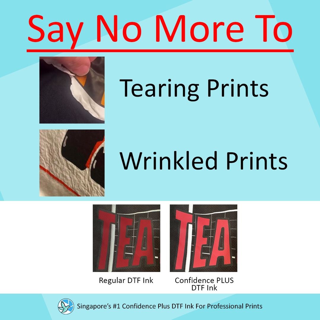 CONFIDENCE PLUS DTF INK FOR DTF PRINTERS, DTF CMYK INK, DTF PRINTER ...