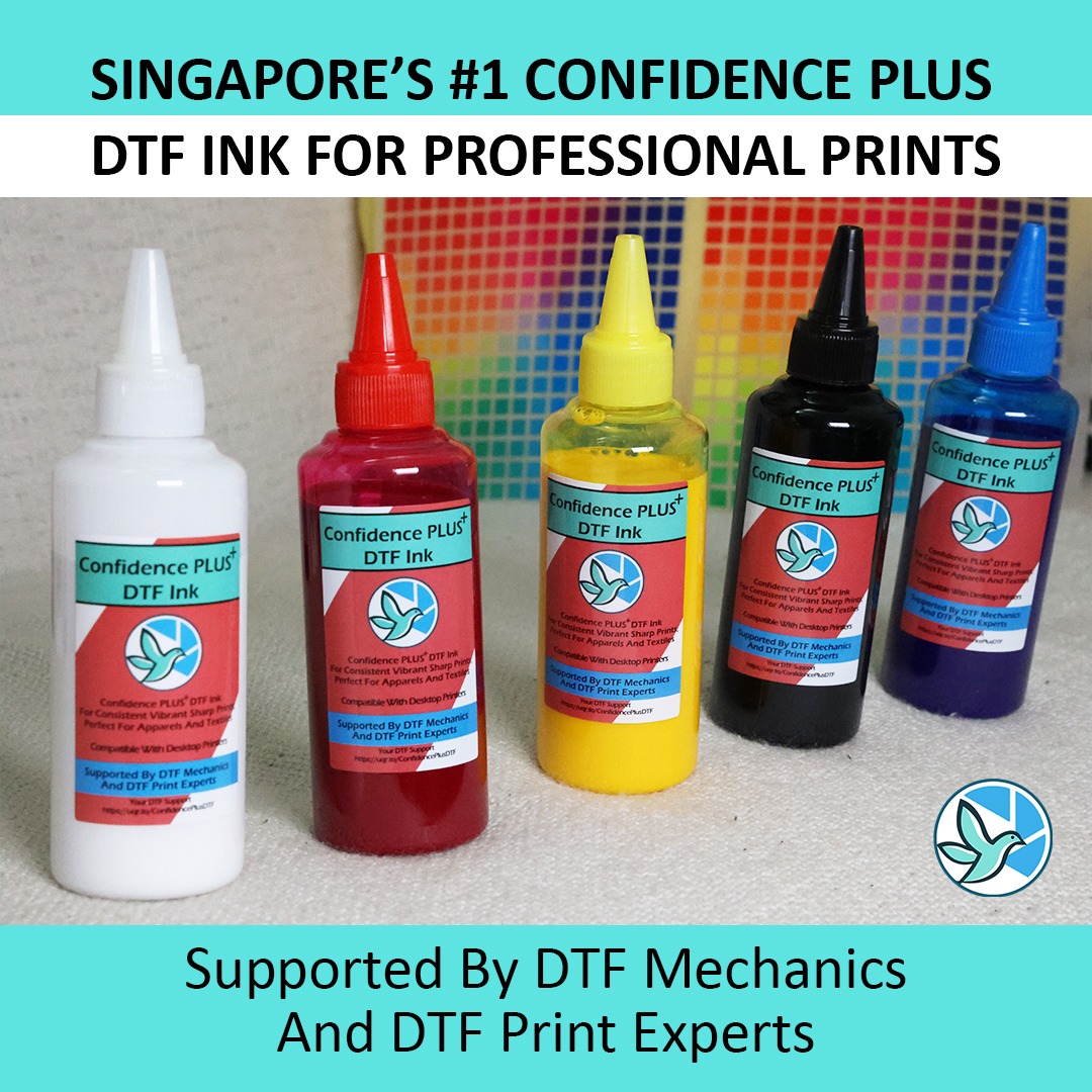 CONFIDENCE PLUS DTF INK FOR DTF PRINTERS, DTF CMYK INK, DTF PRINTER ...